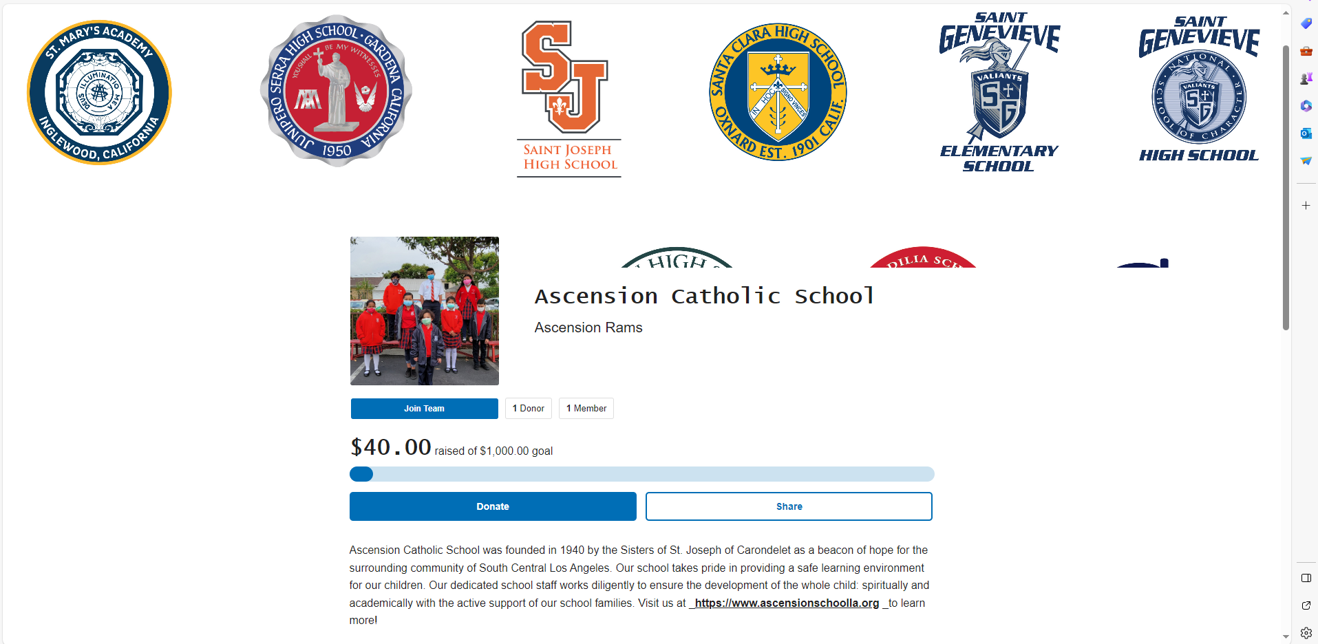 Support CEF 5K Race | Ascension Catholic School